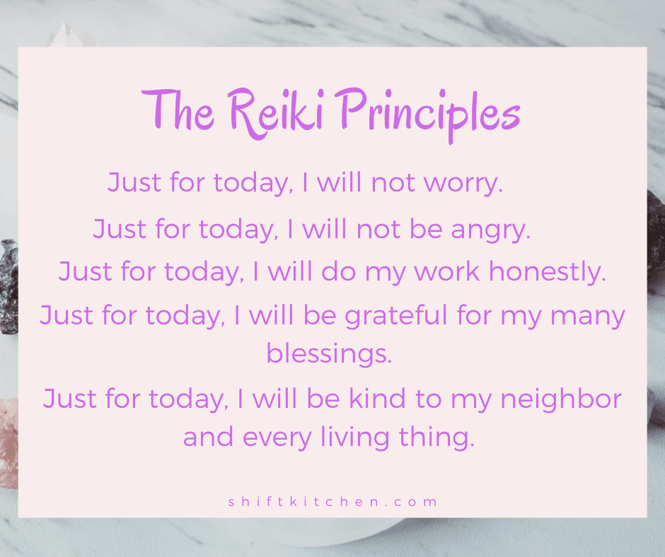 Using The Reiki Principles In Your Life - Ravynwood